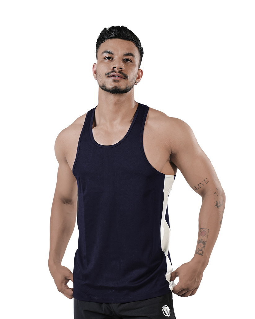 ActiveFlex Stringer Tank- Navy Blue – Proultimate Sports